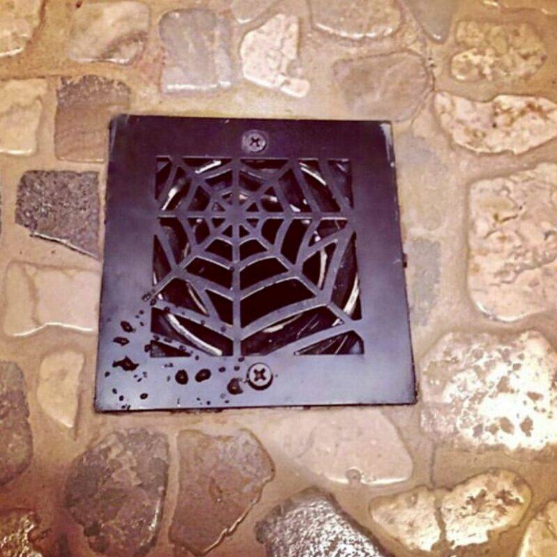 Shower Drain, Spider Web, Replacement For Oatey