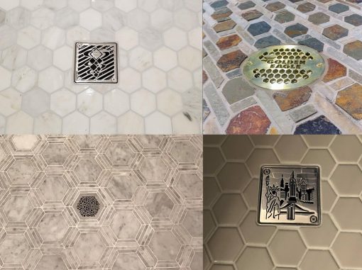 Custom Drains - Shower Drains by Designer Drains