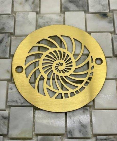 4 Inch Round Shower Drain Cover Replacement, Oceanus Nautilus