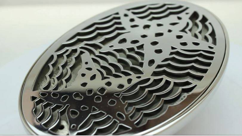 Oval Shower Drain Kit - Designer Drains - Custom Drains