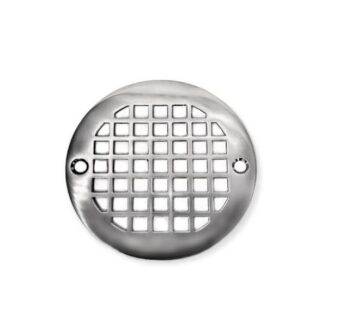 4 Inch Round Shower Drain Cover, Geometric No. 7