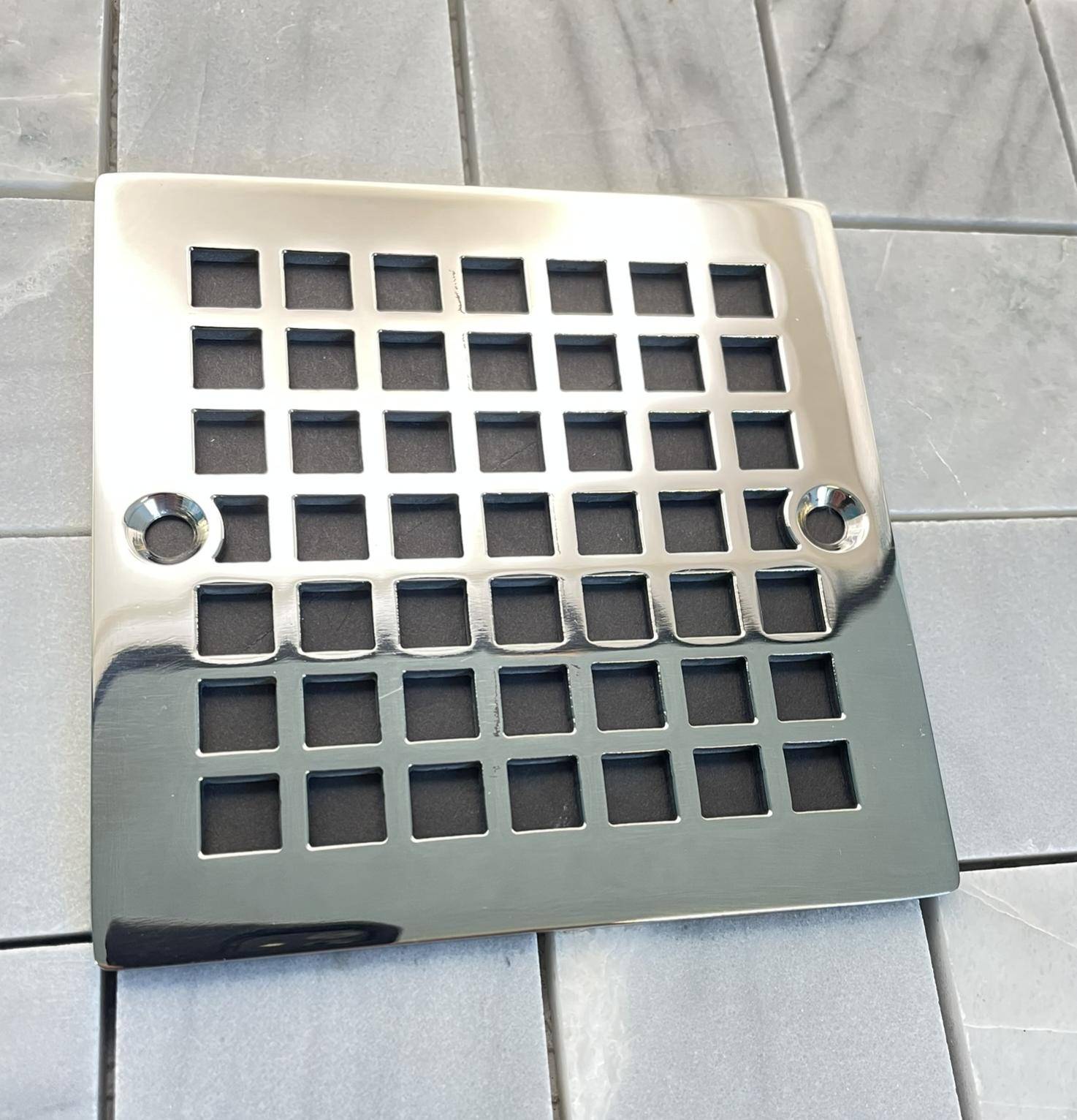 Square Shower Drain Cover, 42320 Replacement – Geo. No. 7