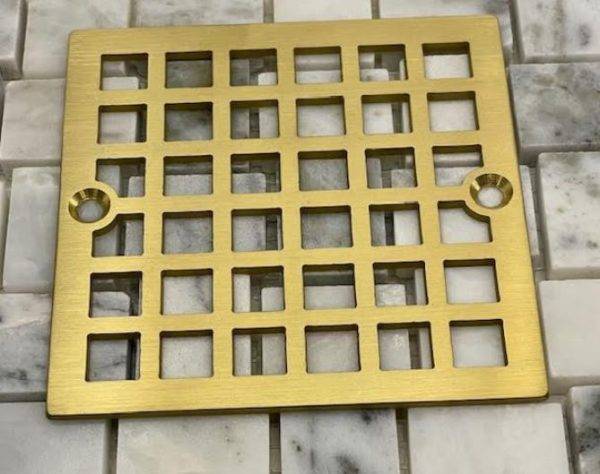 Square Shower Drain Cover, 42320 Replacement – Geo. No.7