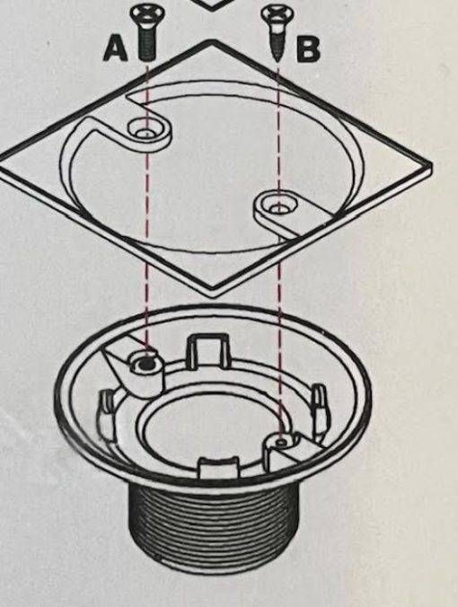 Converting Round Shower Drain To Square | Designer Drains
