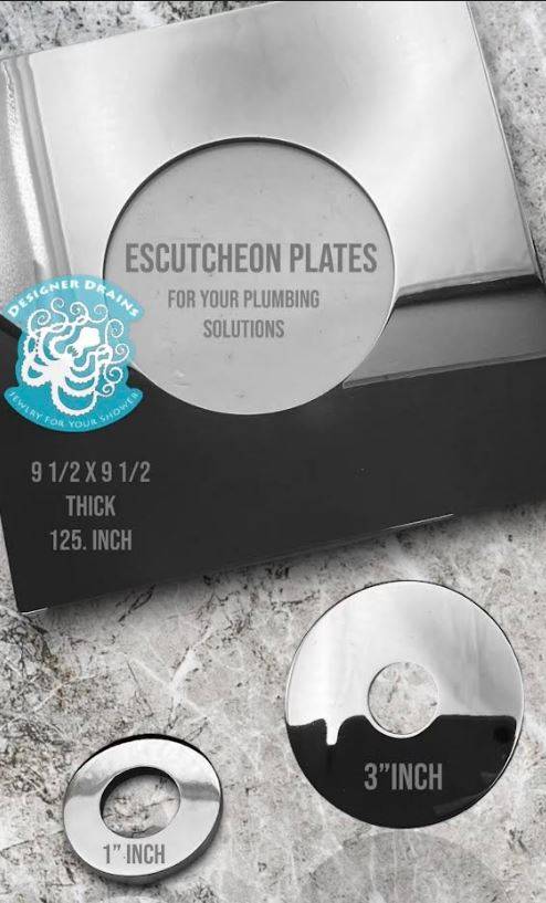 Escutcheon Plate - Cover Plate - Sink Hole Cover